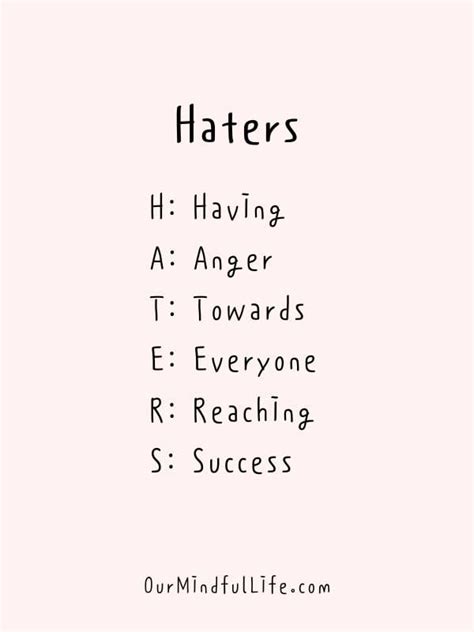 39 Haters Quotes That Are The Best Motivators Our Mindful Life