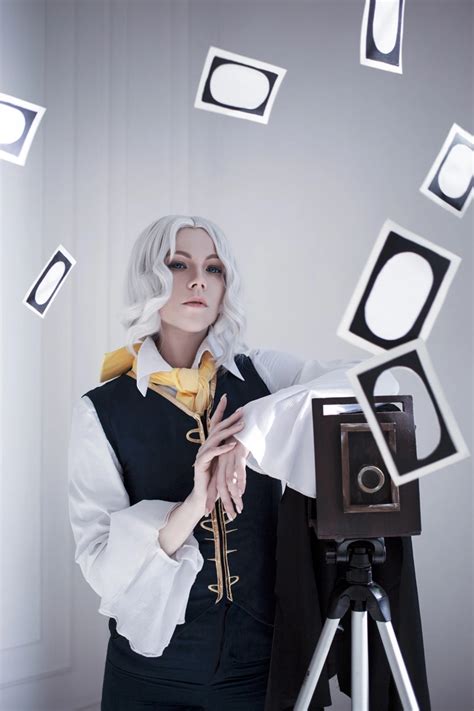 Identity V Joseph Cosplay In Red Shibari Ropes