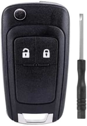 Betterher Tasten Gehäuse der Fernbedienung mit Messer Auto Schlüssel kompatibel für opel