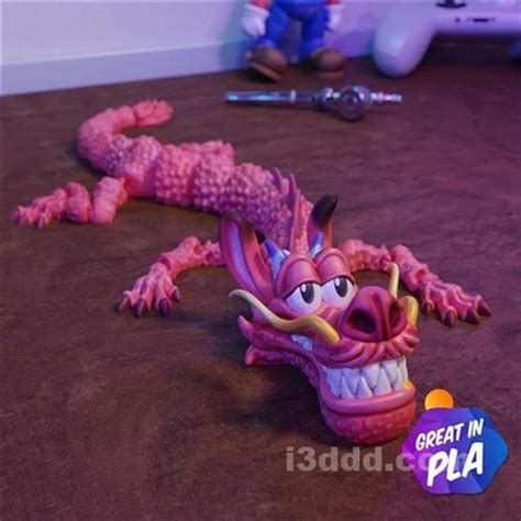 【花木兰】木须龙 图3d 打印