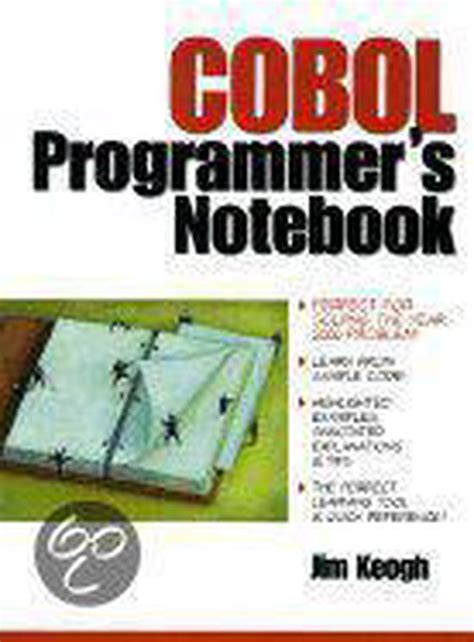Cobol Programmer S Notebook James Edward Keogh 9780139774140