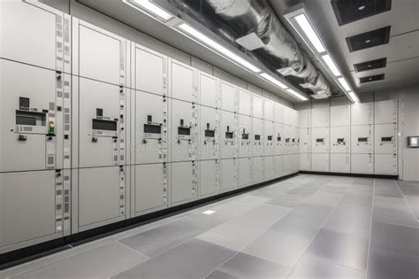 Modern Storage Center With Advanced Security Features And High Tech