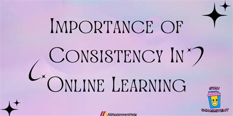 Why Consistency Is Important In Online Learning