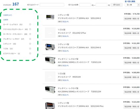 計測器検索 Com 新バージョンリリースにより検索効率と利便性向上を実現 Zdnet Japan