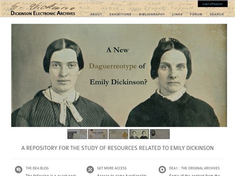 Dickinson Electronic Archives Website For 9th 10th Grade Lesson Planet