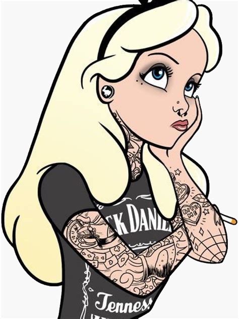 Disney Punk Princess Drawings