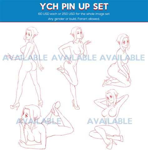 Ych Pin Up Set Commission [sold] By Ratedehcs Hentai Foundry