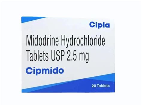 Midodrine Hydrochloride Tablet Midodrine Tablets Latest Price