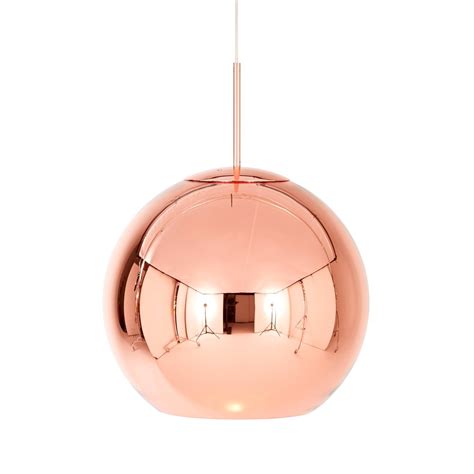 Copper Led Round Pendel Koppar 45cm Bright 1 2 3