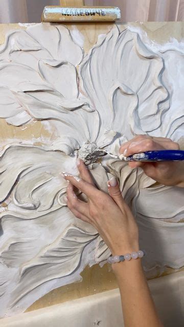 Картины на заказ Барельеф On Instagram Провожу Мастер Класс по созданию красивого цветка в