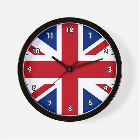 British Flag Clocks British Flag Wall Clocks Large Modern Kitchen