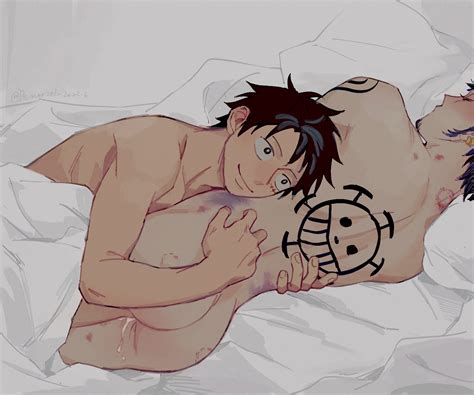 Monkey D Luffy And Trafalgar Law One Piece Drawn By Demorzel Danbooru