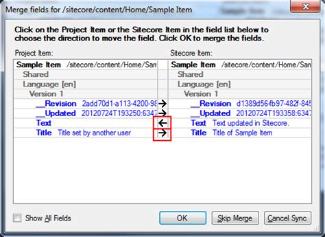 Sitecore TDS 4 0 Item Merging Sean Holmesby