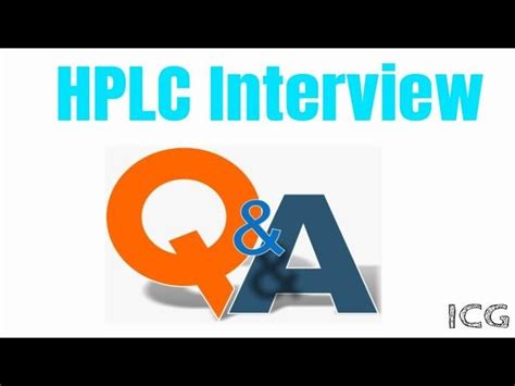 Muhammad Mudassar On Linkedin Hplc Interview Basic Qanda ׀ Quality Control Interview Preparation