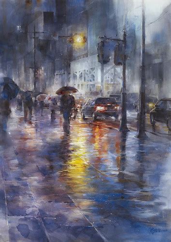 林經哲 城市雨調 2010 水彩 11079cm 民國100年全國美術展 水彩類 金牌獎 Gold Pr Flickr