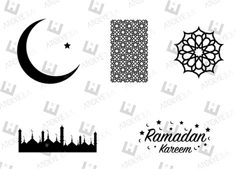 30 Islamic Svg Bundle Cutting Files Template Masjid Etsy Australia