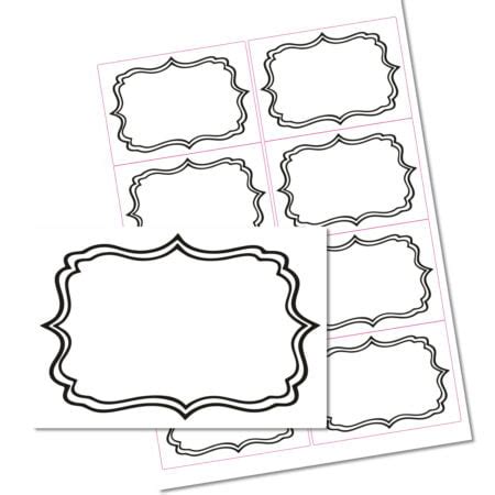 Free Printable Food Label Templates