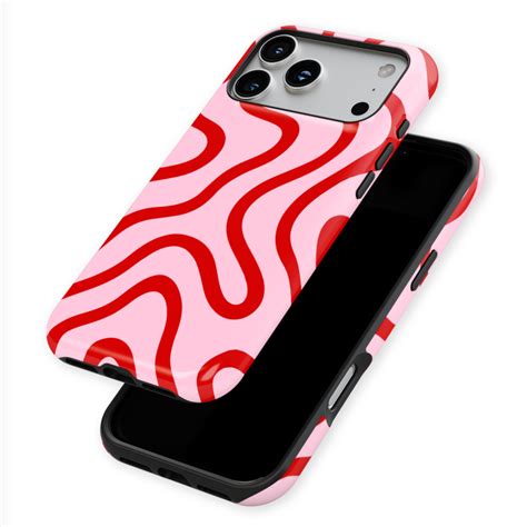 Mobiq Curvy Lines Backcover Met Magsafe Voor Iphone 17 Pro Lolly Loop