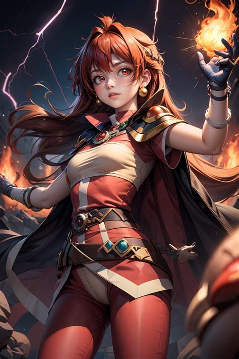 Lina Inverse Slayers Triumpus 10 Stable Diffusion Model Lora