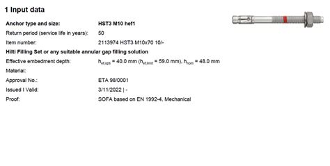 Profis Calculation Fos3 Hilti Sofa Engineering Center