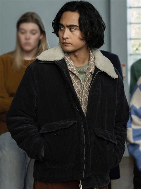 School Spirits Simon Elroy Black Jacket Just American Jackets