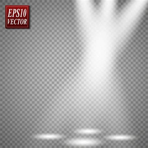 Vector Spotlights Scene Light Effects Vector Glow Light Effect Stock