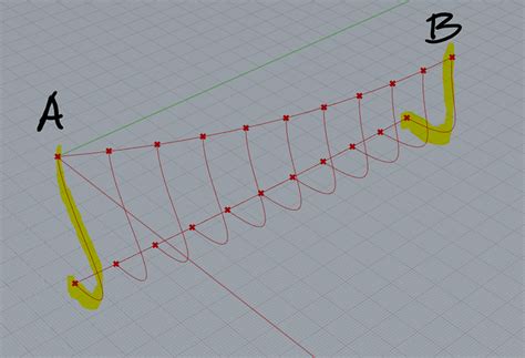 Individually Change Factor Of Bezier Curves In A Span Grasshopper