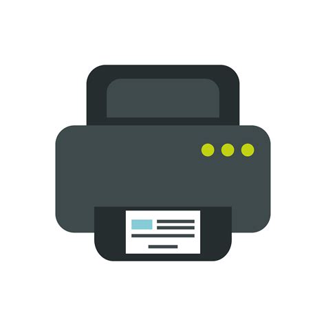 Computer Printer Hardware Device Isolated Icon 4415686 Vector Art At