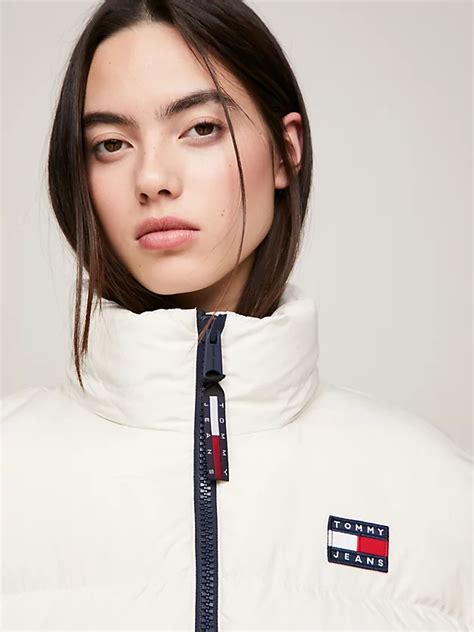 Alaska Puffer Jacke Mit Kapuze Beige Tommy Hilfiger