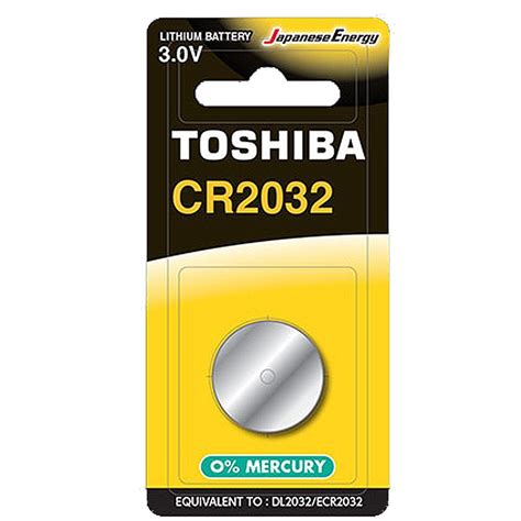 Toshiba 東芝 Cr2032鈕扣型 鋰電池10粒盒裝3v Dl2032鈕型電池 無鉛 無汞 Pchome 24h購物