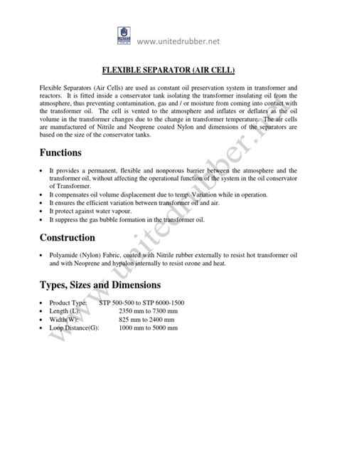 Air Cell Pdf Transformer Materials