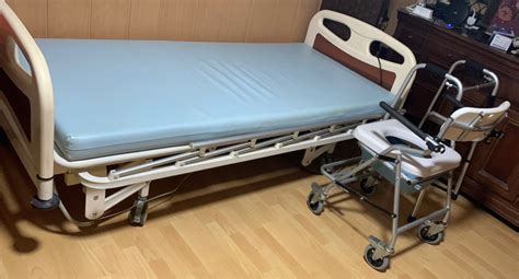 Hospital Bed And Commode Reserved Furniture And Home Living Furniture Bed Frames And Mattresses