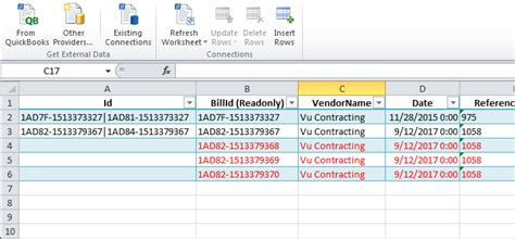 Bill An Invoice With The Cdata Excel Add In For Quickbooks