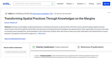 Transforming Spatial Practices Through Knowledges On The Margins