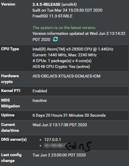 Openvpn Works But No Local Dns Netgate Forum