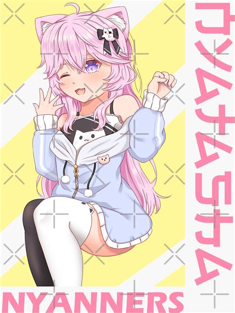 Nyatasha Nyanners Sticker For Sale By Nonahorn Redbubble