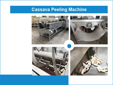 Henan Jinrui Companys 1th Cassava Peeling Machine Was Purchased By A