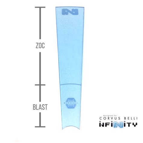 Infinity The Game Template Pack Acrylic Blast Teardrop Warsenal