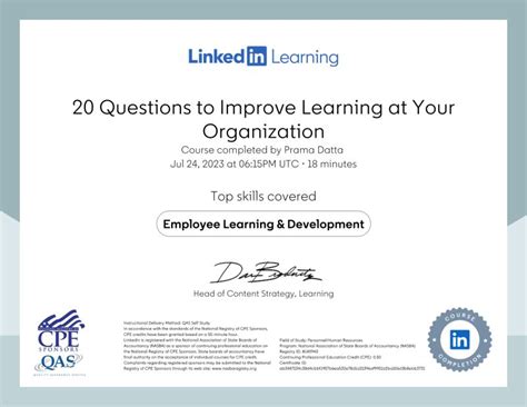 Prama Datta On Linkedin Certificate Of Completion