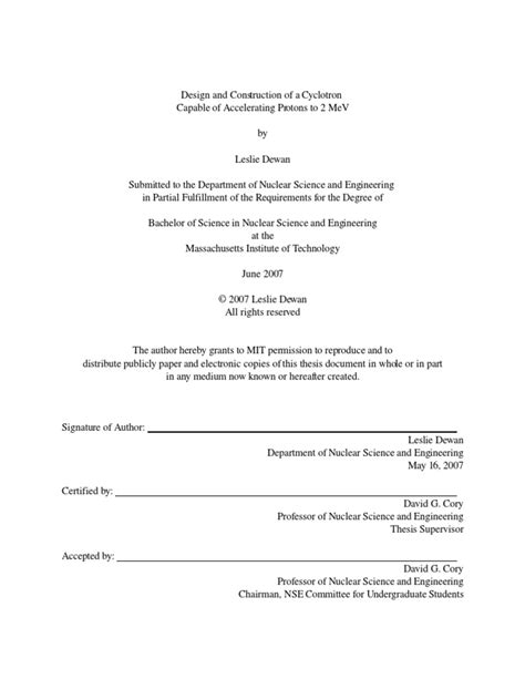 Cyclotron Design Pdf Particle Accelerator Inductor