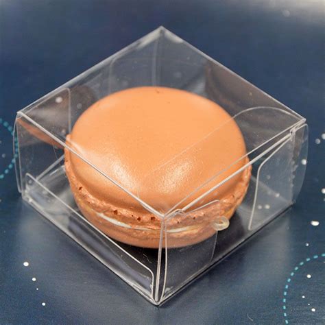 Clear Plastic Macaron Box Single Macaron Boxes Party Supplies
