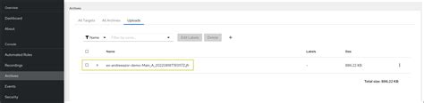 Using Cryostat To Manage A Jfr Recording Red Hat Build Of Cryostat 2