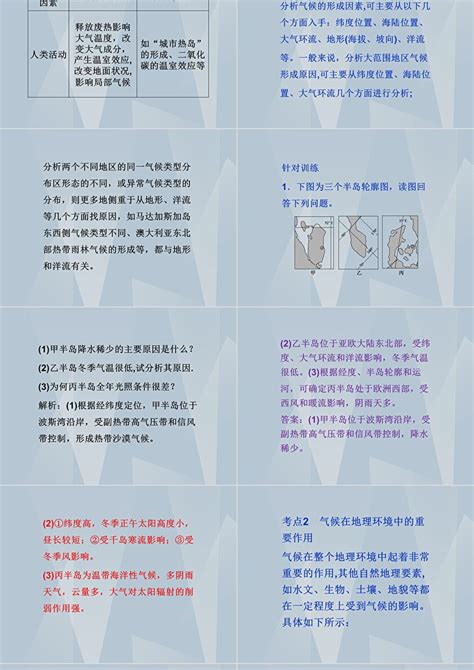 地理环境的整体性和区域差异ppt模板 卡卡办公