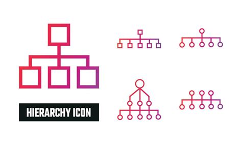 Hierarchy Gradient Icon Vector Illustration 24498468 Vector Art At Vecteezy