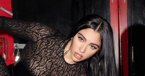 Madonnas Daughter Lourdes Leon Dons Sheer See Through Catsuit In Racy