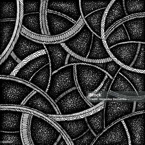 이상한 샤먼 패턴 추상기하학적 만다라 잉크 흑백 초현실적 인 그림 신성한 지오메트리 스타일입니다 전단지에 대한 신비한 환각 디자인 벡터 그림입니다 질감에 대한 스톡 벡터