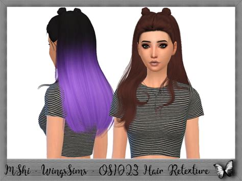 The Sims Resource M Shi Wingssims Os1023 Hair Retexture Mesh Needed