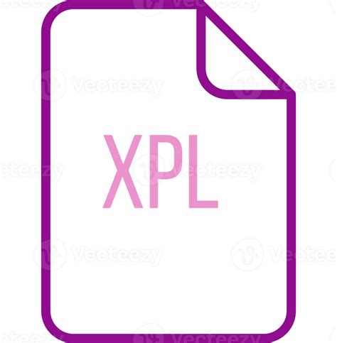 Creative Xpl File Icon Fill Rounded Corners Bold Outline Graphic
