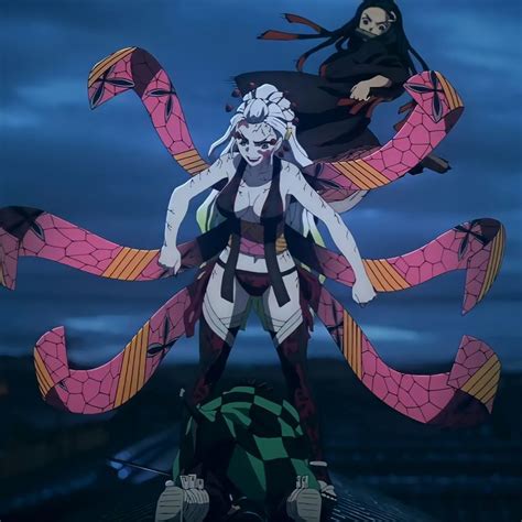 Nezuko Vs Daki Demon Slayer Anime