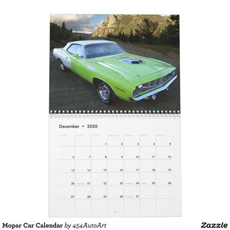 Mopar Car Calendar Mopar Mopar Cars Modern Muscle Cars